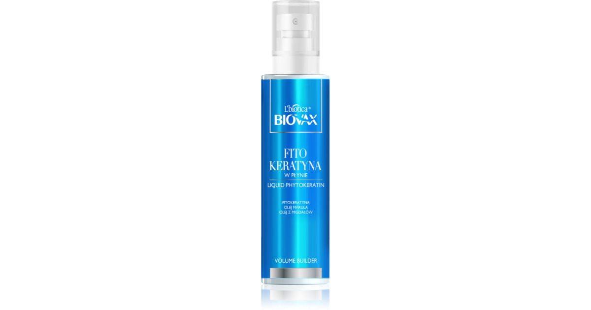 Biovax Liquid Phytokeratin balzam brez spiranja za volumen las | notino.si