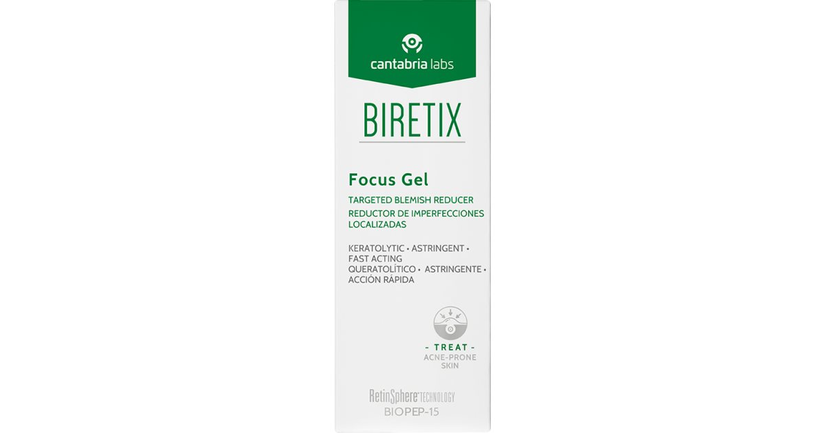 Biretix Treat Focus Gel Fuktgivande och lindrande gel För fet ...