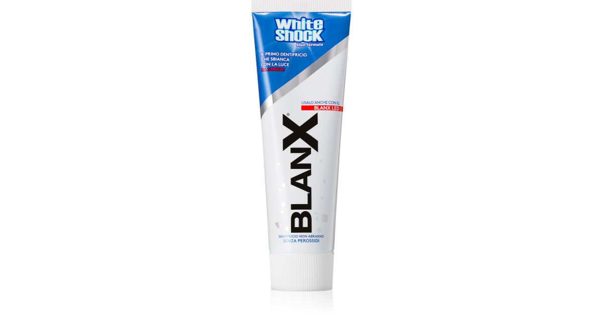 BlanX White Shock Instant Whitening Toothpaste For Radiant Smile ...