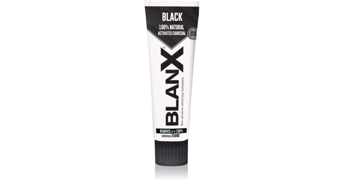 BlanX Black Whitening Toothpaste with Activated Charcoal | notino.ie