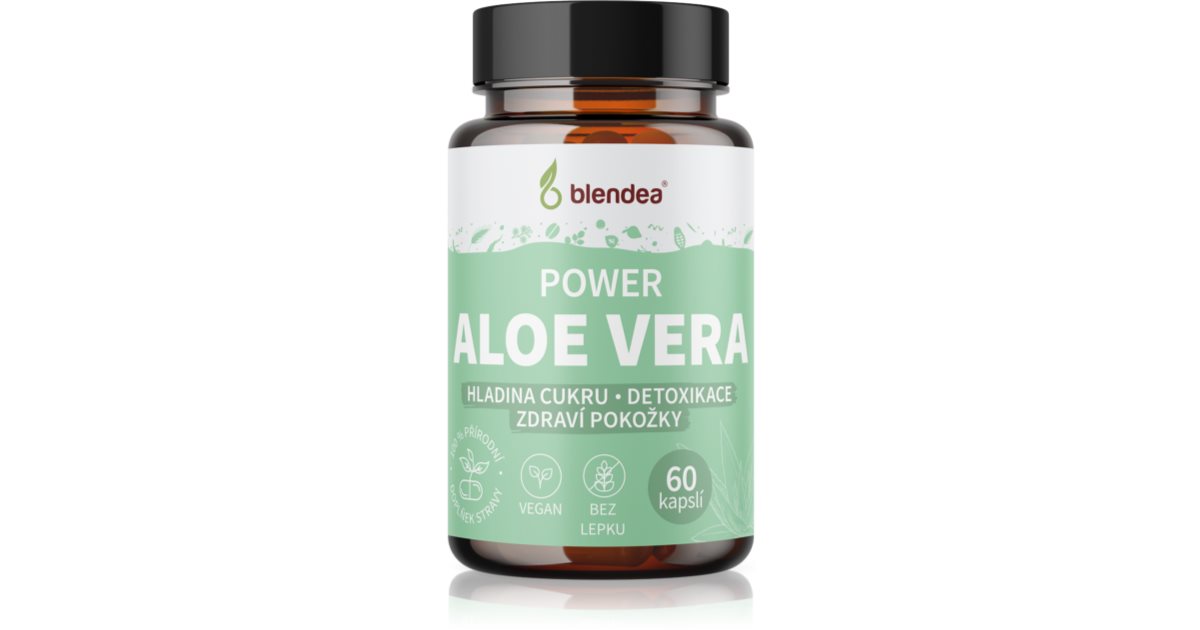 Blendea Aloe Vera kapsuly na udržanie normálnej hladiny cukru v krvi ...
