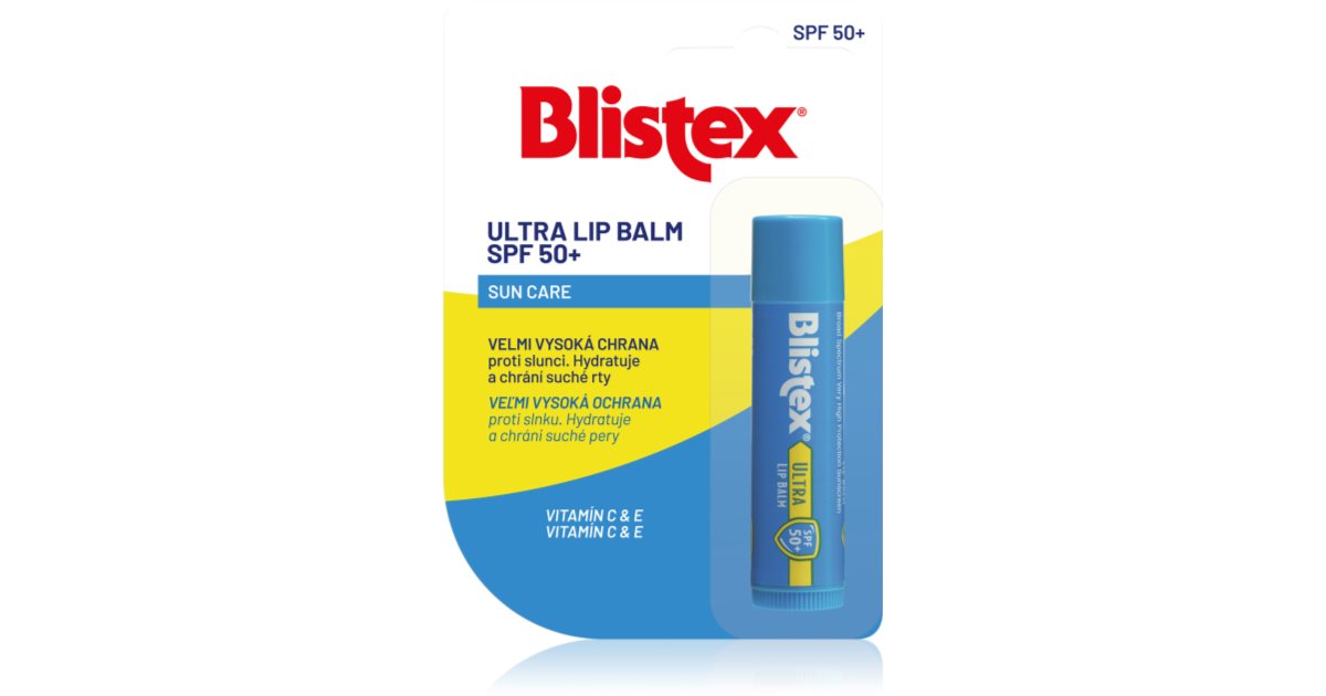 Blistex Ultra SPF 50+ kosteuttava huulibalsami | notino.fi