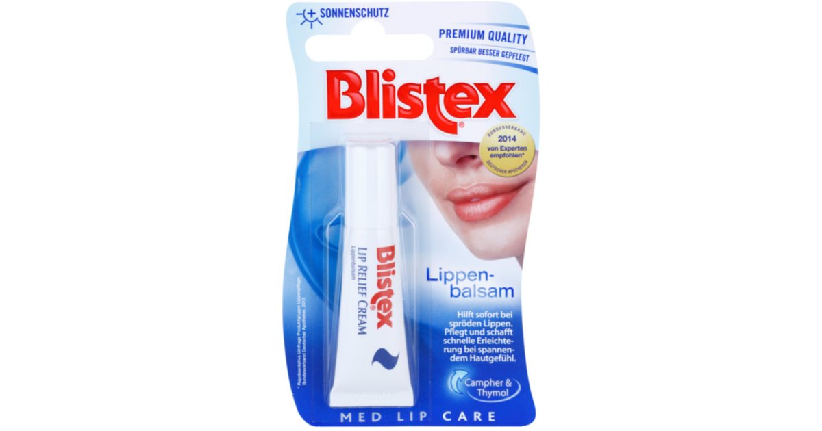 Blistex Lip Relief Cream balm for dry and chapped lips | notino.co.uk