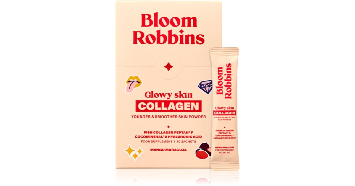 Bloom Robbins Glowy skin COLLAGEN YOUNGER & SMOOTHER SKIN POWDER ...