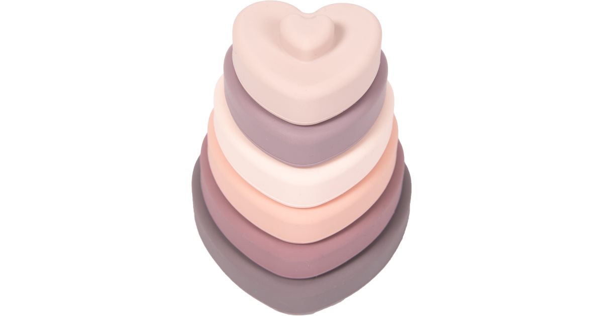 Bo Jungle B-Silicone Stacking Hearts stackable tower | notino.co.uk