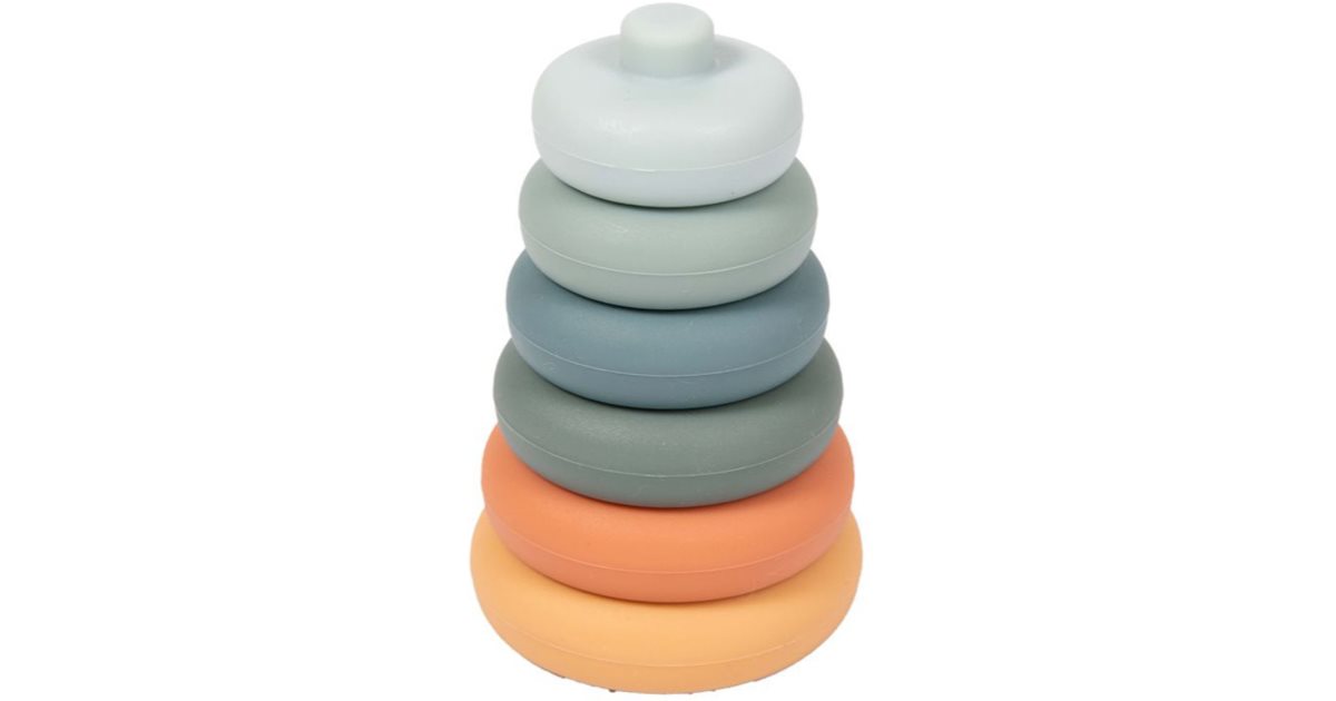 Bo Jungle B-Silicone Stacking Rounds stackable tower | notino.ie
