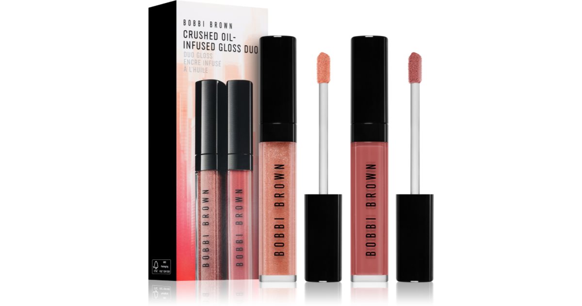 Bobbi Brown Crushed Oil-Infused Gloss Duo coffret cadeau lèvres | notino.be