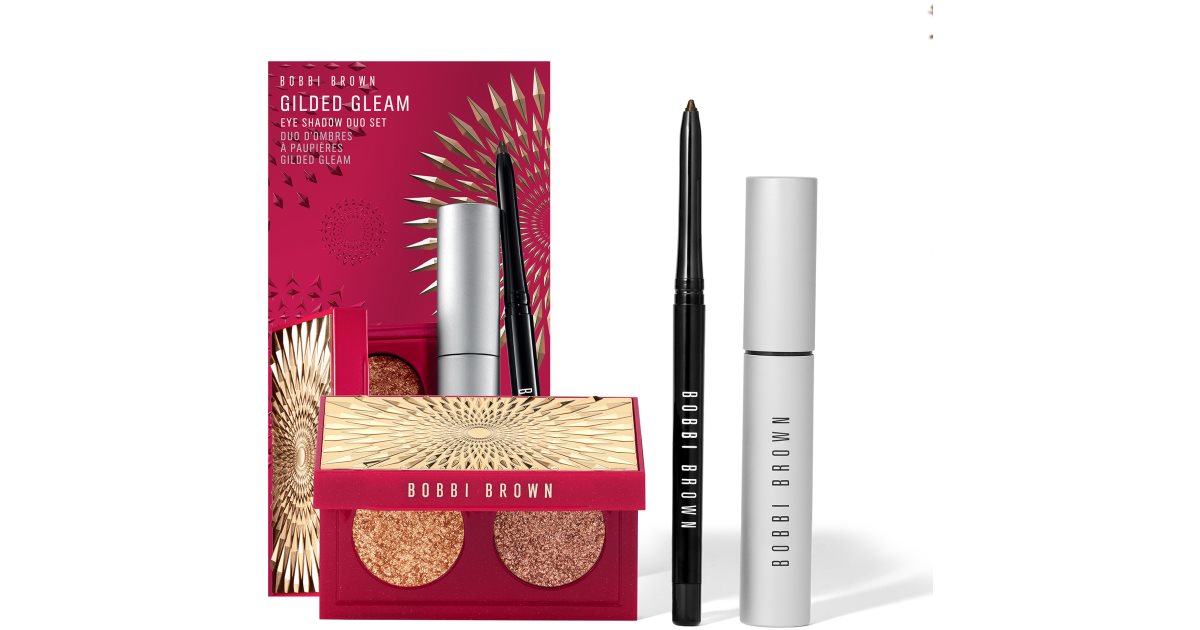 Bobbi Brown Holiday Gilded Gleam Eye Shadow Duo Set Gift Set (for the ...