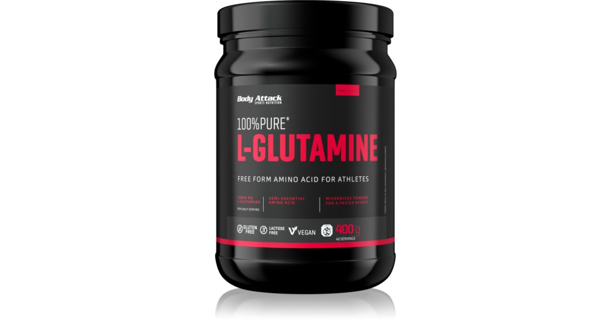 Body Attack Pure L-Glutamine Förderung des Muskelaufbaus | notino.ch