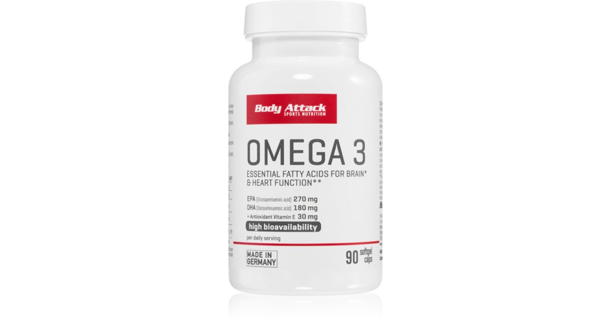 Body Attack Omega 3 Kapseln mit Öl | notino.ch