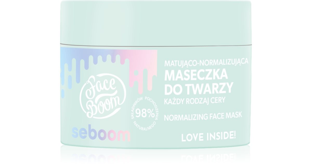 BodyBoom FaceBoom Seboom Cleansing Mattifying Mask for combination to ...