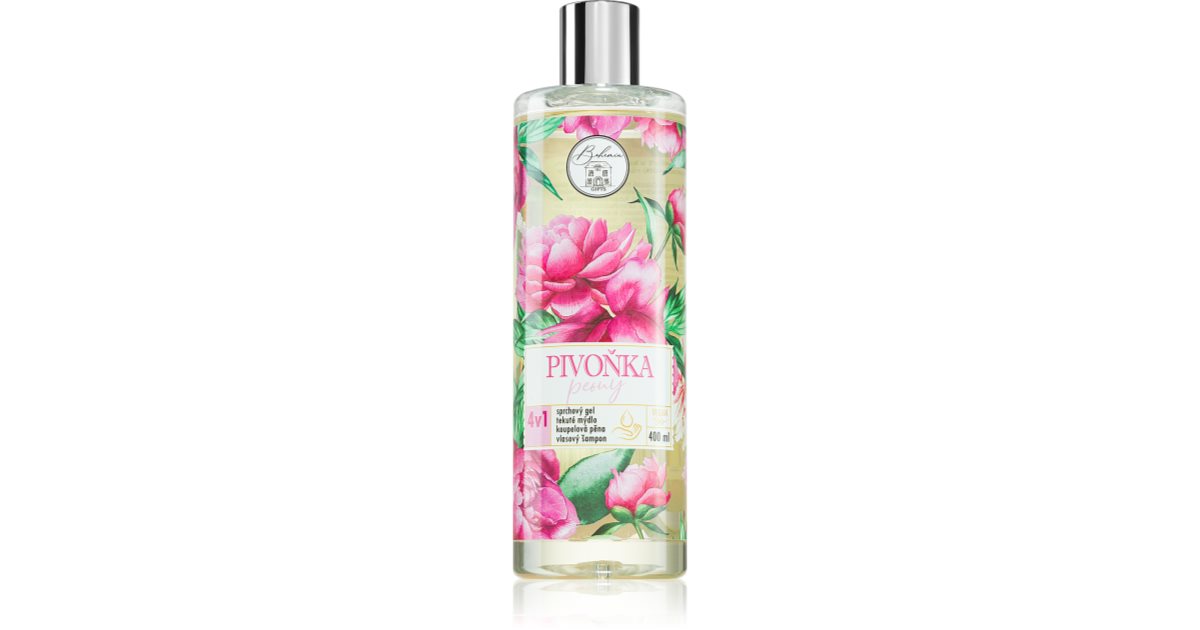 Bohemia Gifts & Cosmetics Flower Line Peony cleansing gel for body and ...