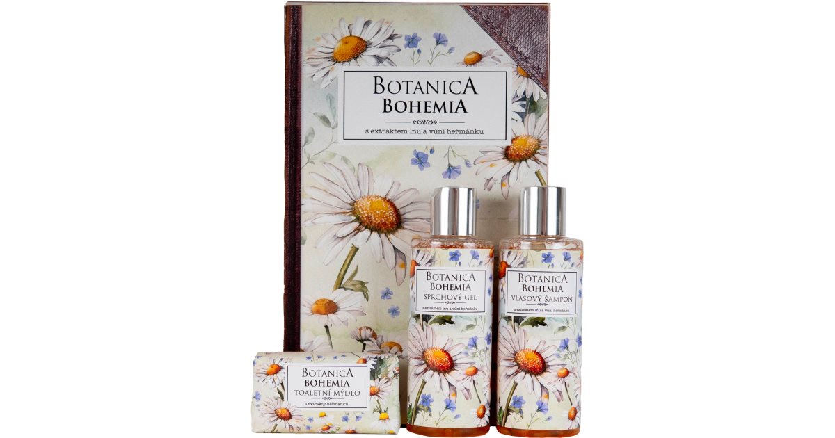 Bohemia Gifts & Cosmetics Botanica Chamomile gift set with chamomile ...