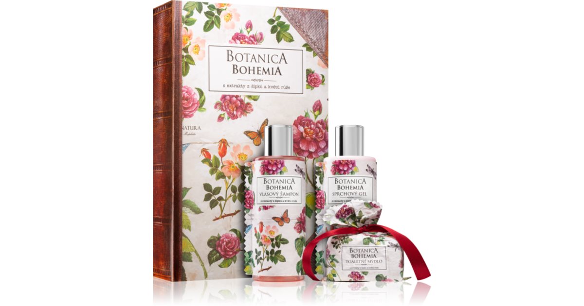 Bohemia Gifts & Cosmetics Botanica Rose lote de regalo con extracto de ...