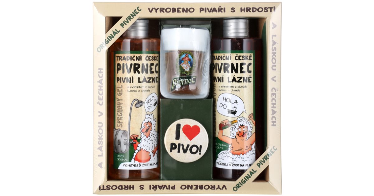Bohemia Gifts & Cosmetics Pivrnec sada na telo a vlasy pre mužov ...