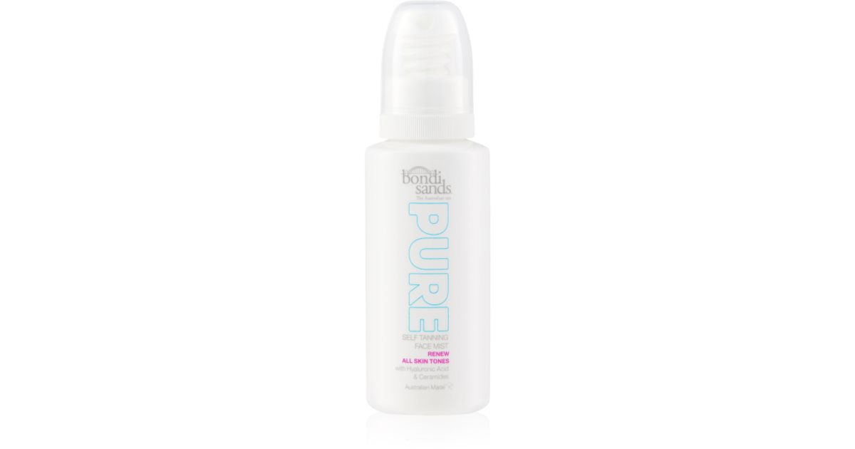 Bondi Sands Pure Self Tanning Face Mist Renew self-tanning mist for the ...