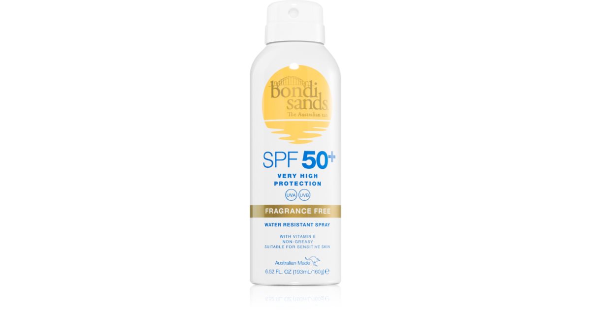 Bondi Sands SPF 50+ Fragrance Free Protective Sunscreen Spray SPF 50 ...