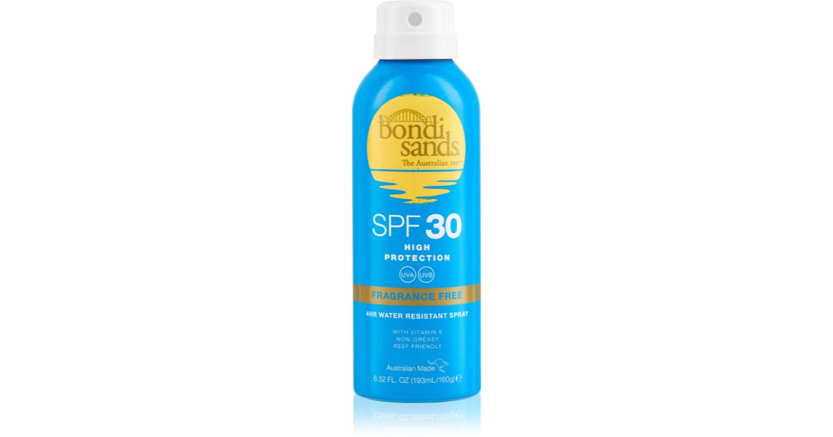Bondi Sands SPF 30 Fragrance Free waterproof spray for tanning | notino ...