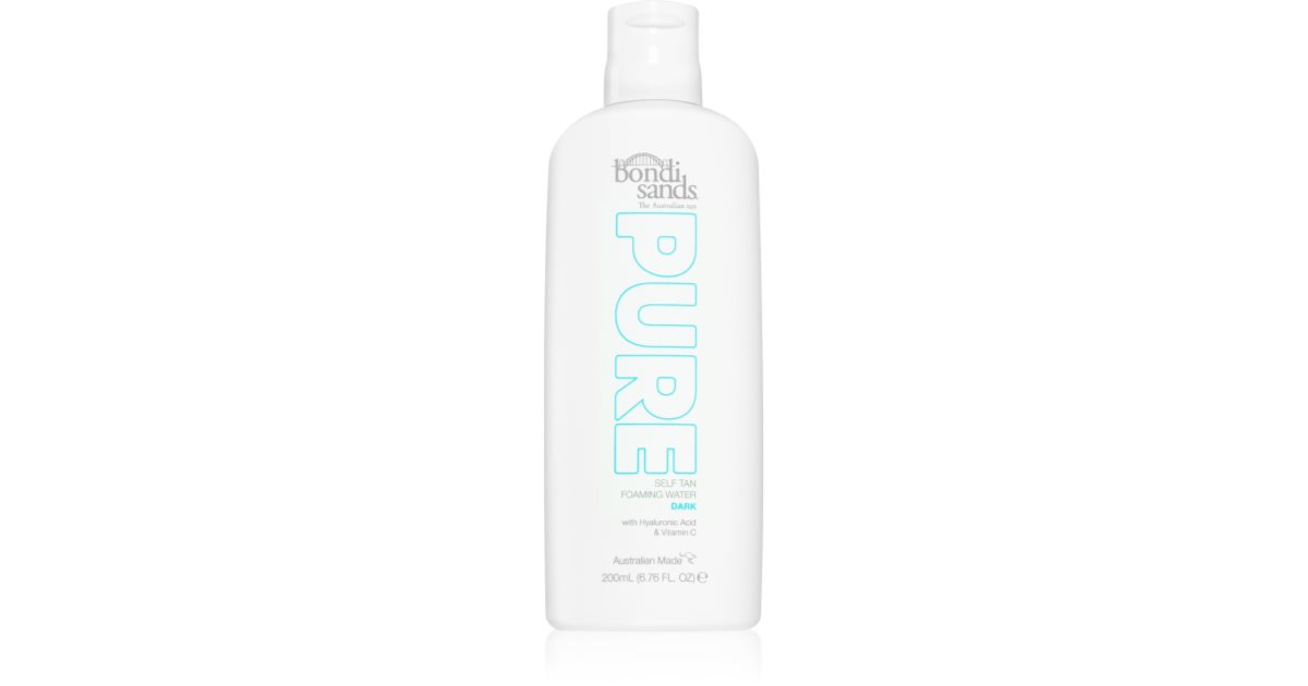 Bondi Sands Pure Self Tan Foaming Water Dark Mousse för brun-utan-sol ...
