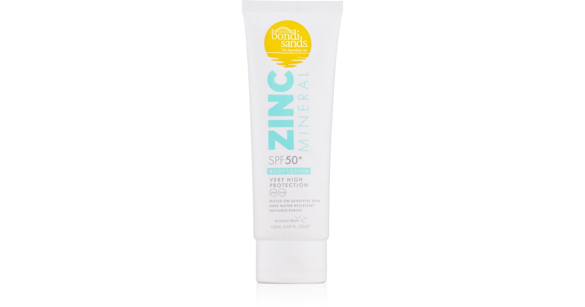Bondi Sands SPF 50+ Zinc Mineral Body Lotion mineral body lotion SPF 50 ...