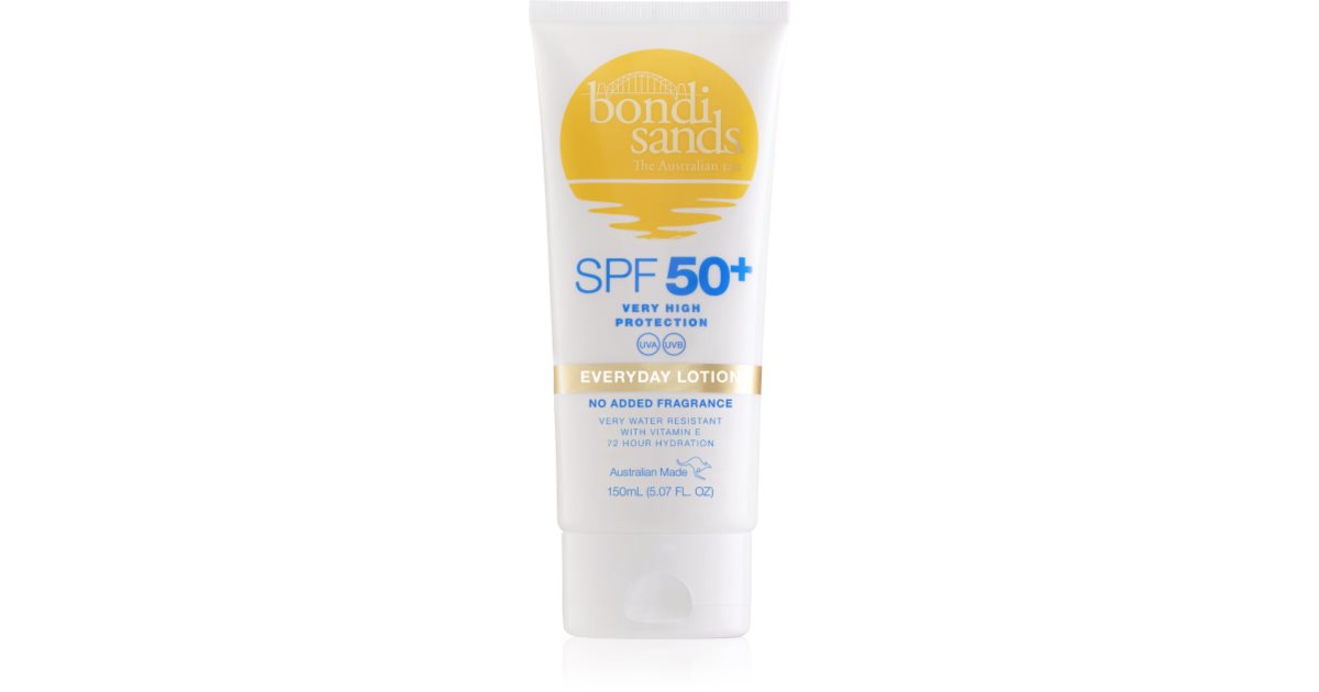 Bondi Sands SPF 50+ Everyday Body Lotion body sunscreen lotion ...