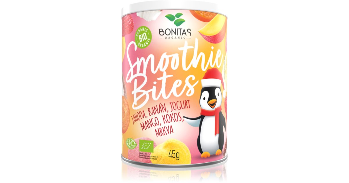 Bonitas Smoothie Bites BIO mrazom sušené ovocie v BIO kvalite | notino.sk
