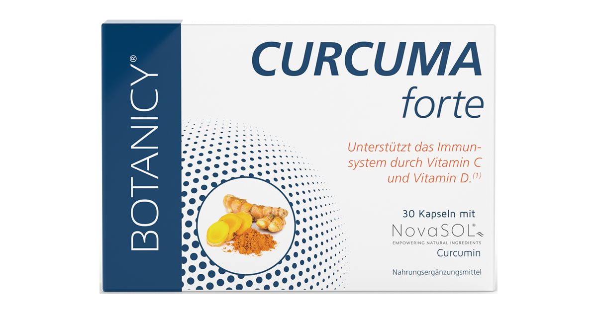 Botanicy Curcuma Forte Kapseln für eine einwandfreie Funktion des ...