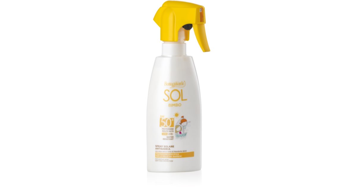Bottega Verde Sol Bimbo sunscreen spray for kids with aloe vera ...