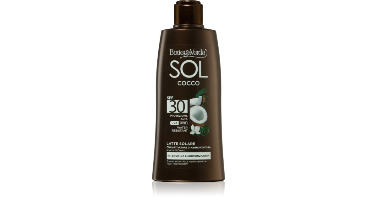 Bottega Verde Sol Cocco Water Resistant Sun Milk SPF 30 | notino.ie