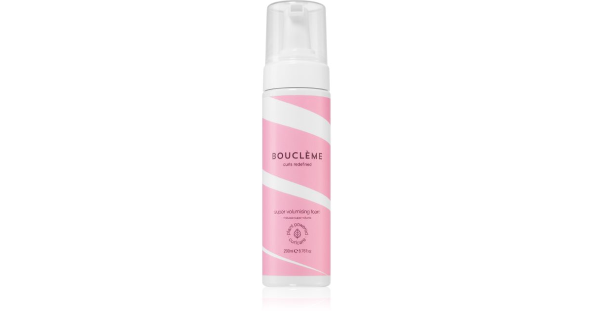 Bouclème Curl Super Volumising Foam styling foam for hold and shape ...