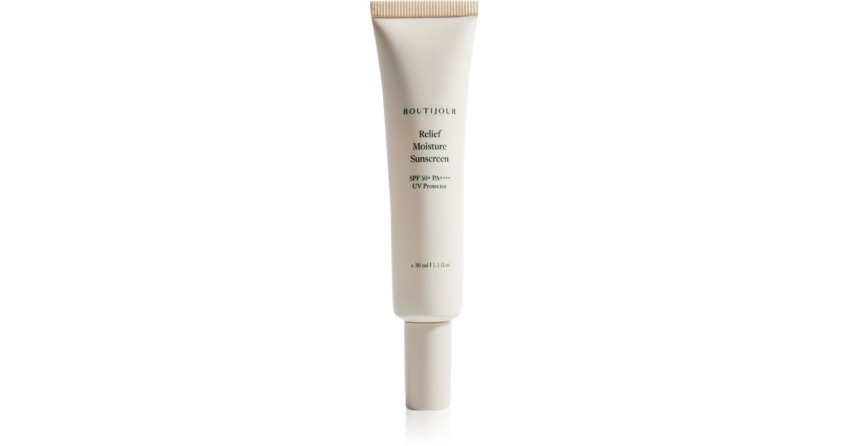 BOUTIJOUR Relief Moisture Sunscreen Light Hydrating Gel Cream SPF 50 ...