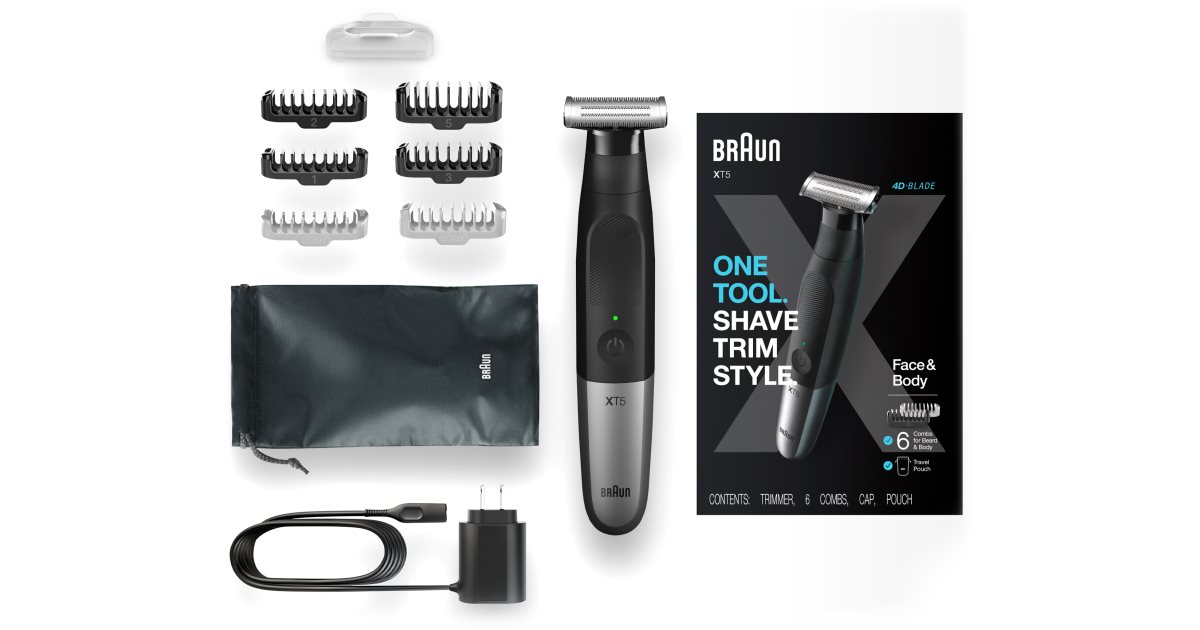 Braun Series X XT5200 Trimmer-Set für Bart und Körper