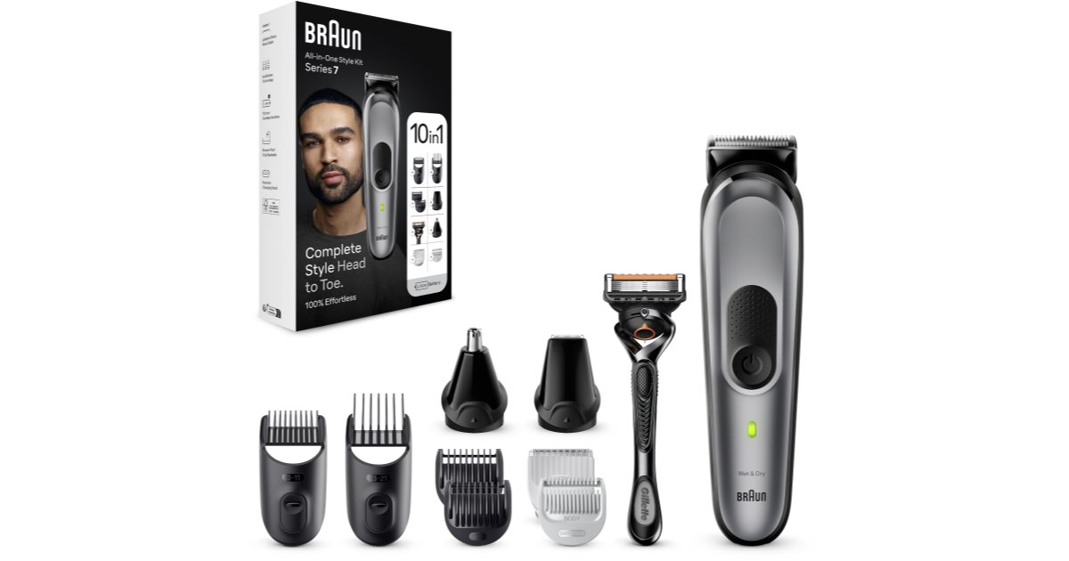 Braun All-In-One Series MGK7420 aparador multifunções para cabelo ...