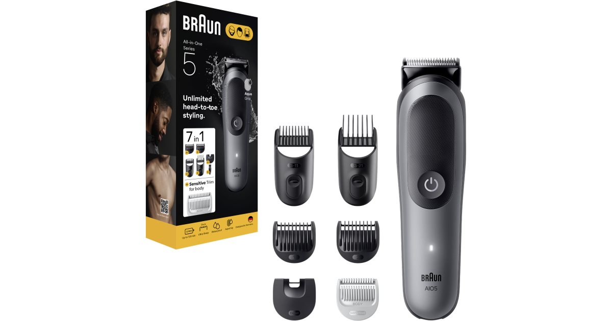 Braun All-In-One Series 5 AIO5520 set za nego las in telesa 7 v 1 ...