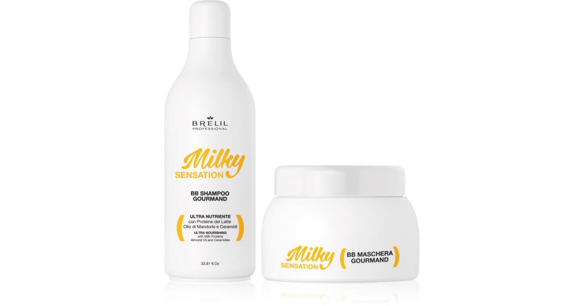 Brelil Professional Milky Sensation Set Gift Set for damaged hair ...