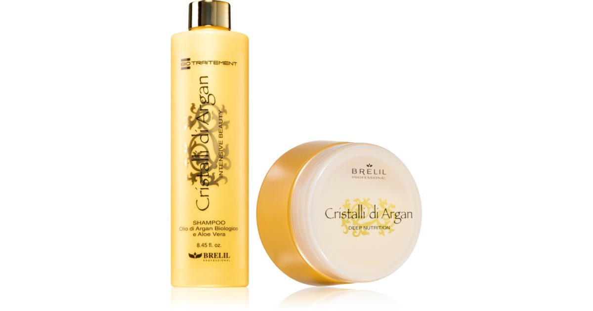 Brelil Professional Cristalli di Argan Set Gift Set (voor Glanzend en ...