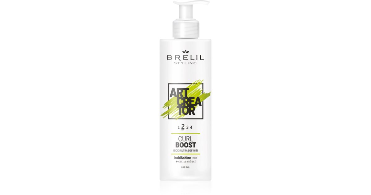 Brelil Professional Art Creator Curl Boost Hair Cream for wavy and ...