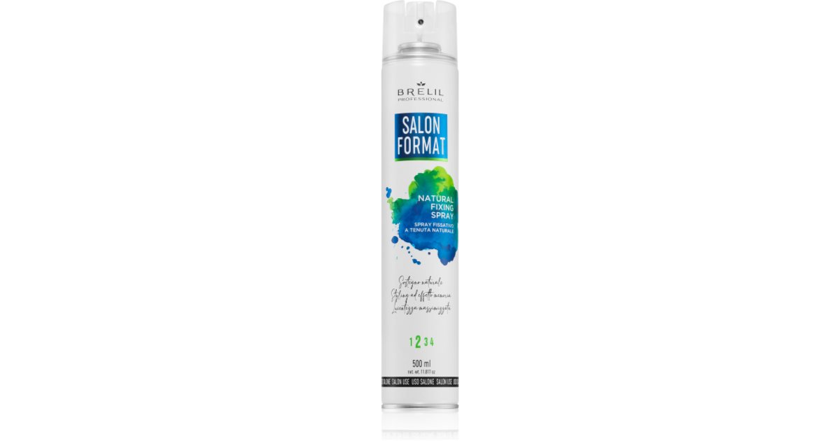 Brelil Professional Salon Format Natural Fixing Spray lakier do włosów ... Brelil Professional Salon Format Natural Fixing Spray lakier do włosów ...