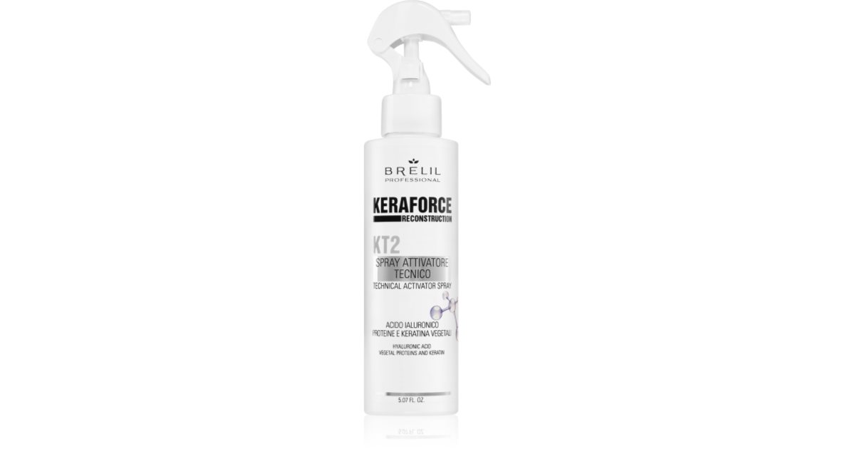 Brelil Professional Keraforce Reconstruction Aktiv Spray mit Hyaluronsäure