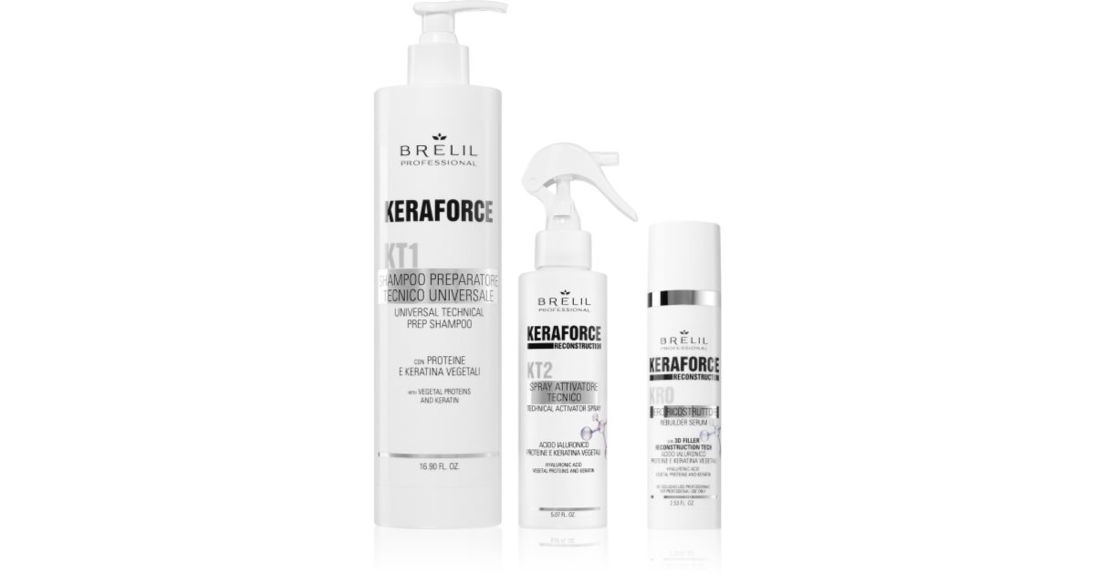 Brelil Professional Keraforce Set für ein perfektes Aussehen der Haare ...