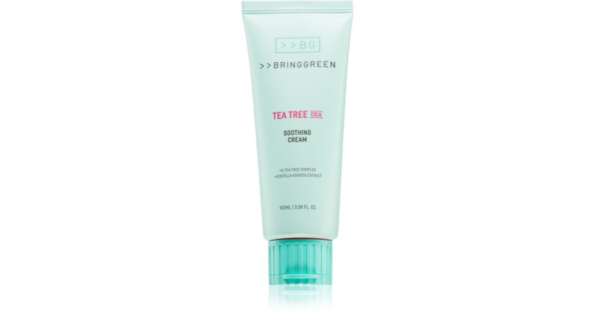 BRINGGREEN Tea Tree Cica Soothing Cream Plus crème nourrissante intense ...