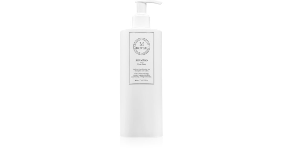 British M Ethic Water Type Shampoo Intensive Nourishing Shampoo For