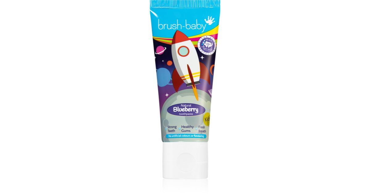 Brush Baby Rocket toothpaste for children blueberry | notino.co.uk