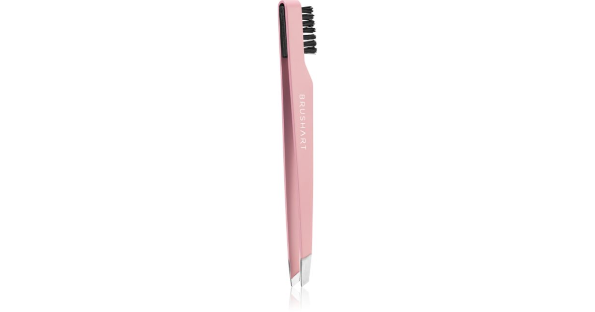 BrushArt Berry Eyebrow tweezer with brush eyebrow tweezers with a brush ...