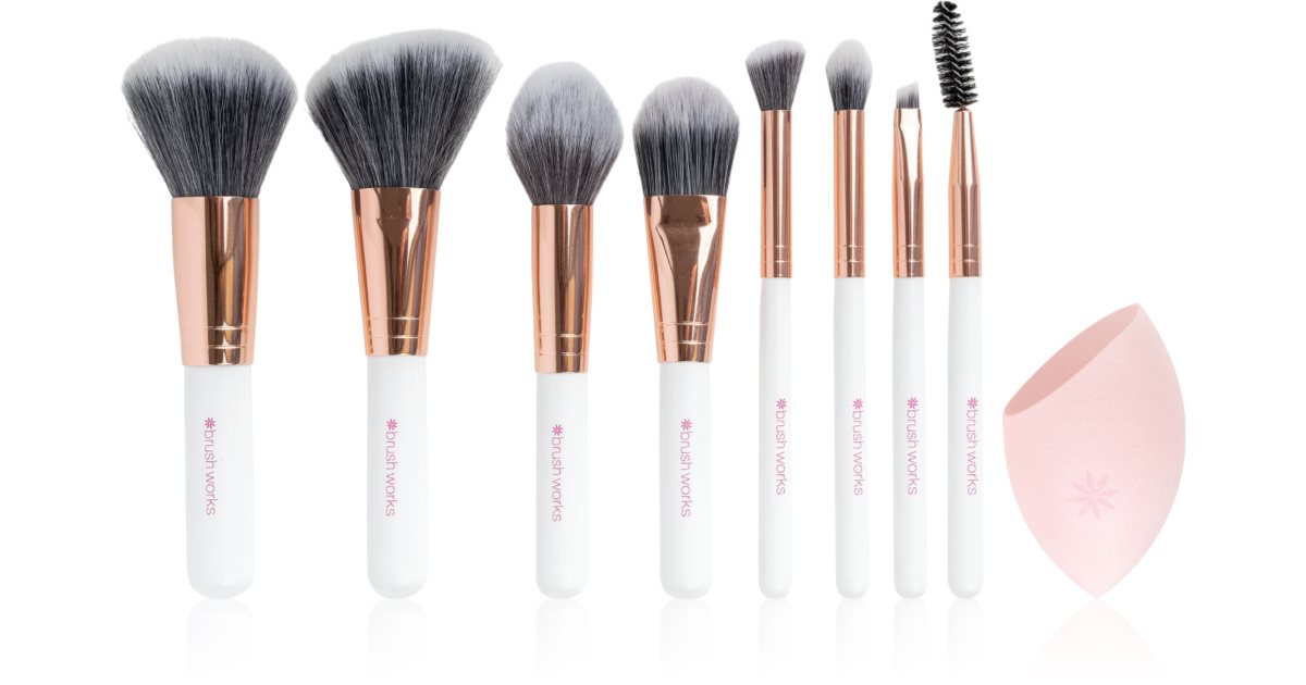 Brushworks Exclusive Makeup Brush and Sponge Set Brush Set | notino.ie