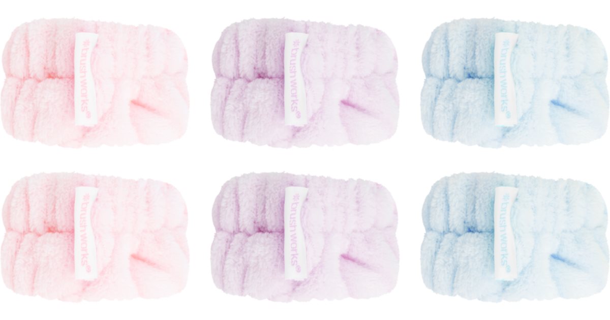 Brushworks Pastel Microfibre Wrist Wash Bands water-catching wristbands ...