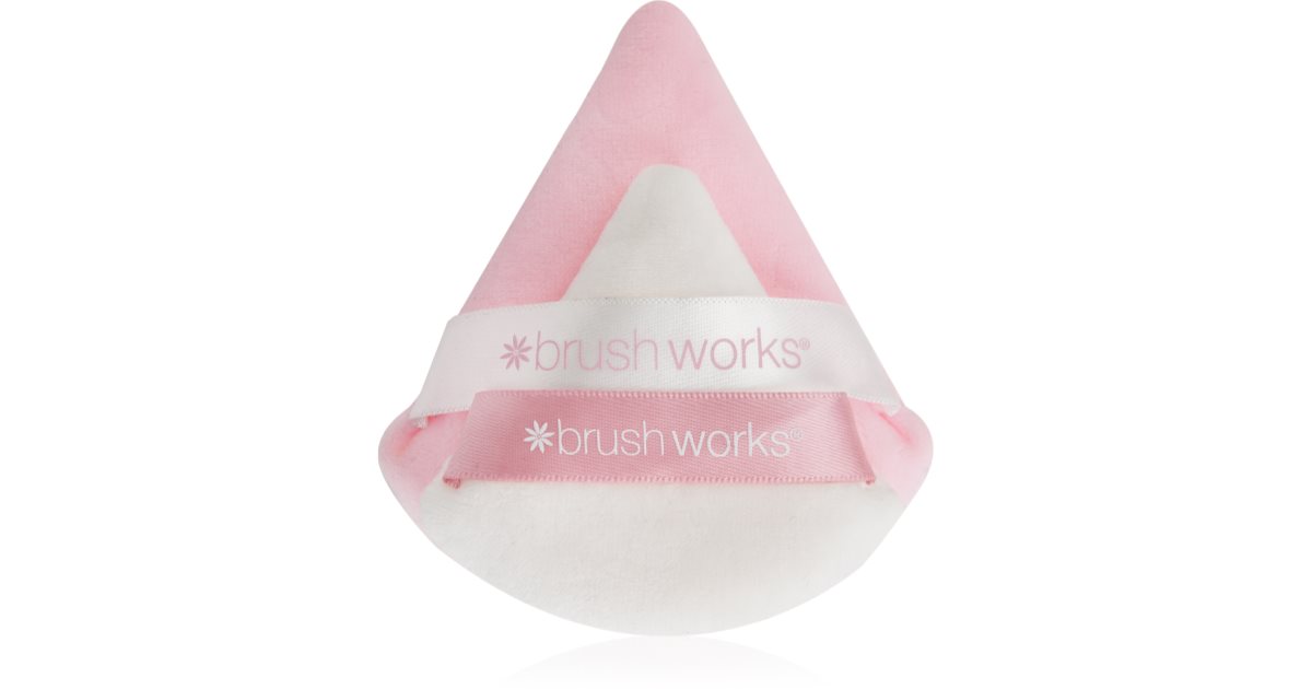 Brushworks Triangular Powder Puff Duo Poederdons | notino.nl