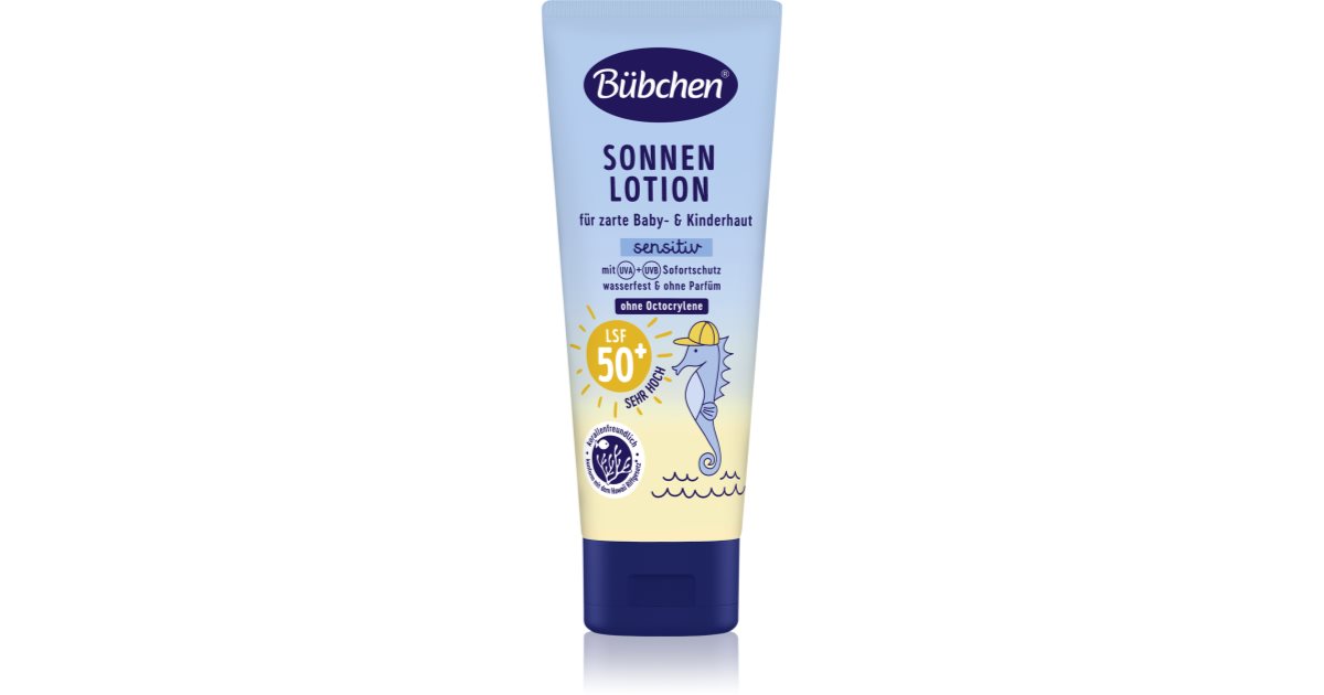 Bübchen Sensitive Sun Lotion SPF 50+ schützende Sonnenmilch für Kinder | notino.ch