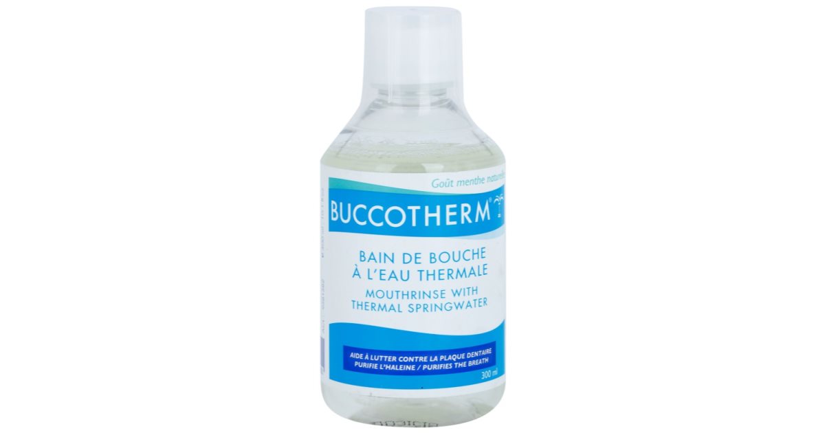 Buccotherm Natural Mint bain de bouche à l'eau thermale | notino.fr