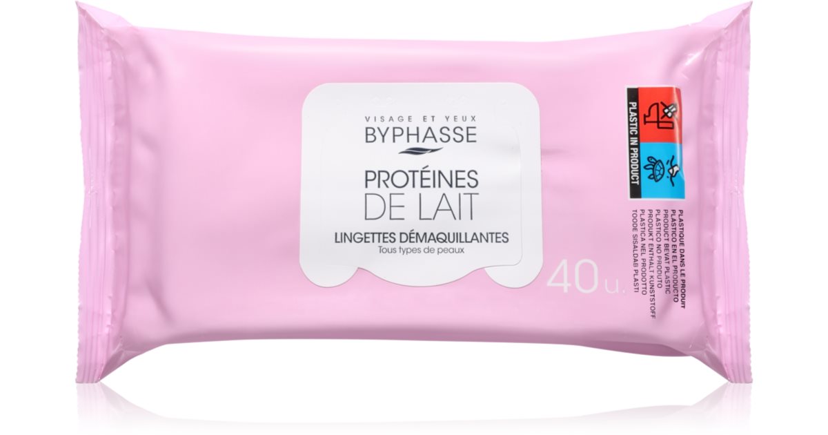 BYPHASSE Proteines De Lait Abschminktücher für das Gesicht
